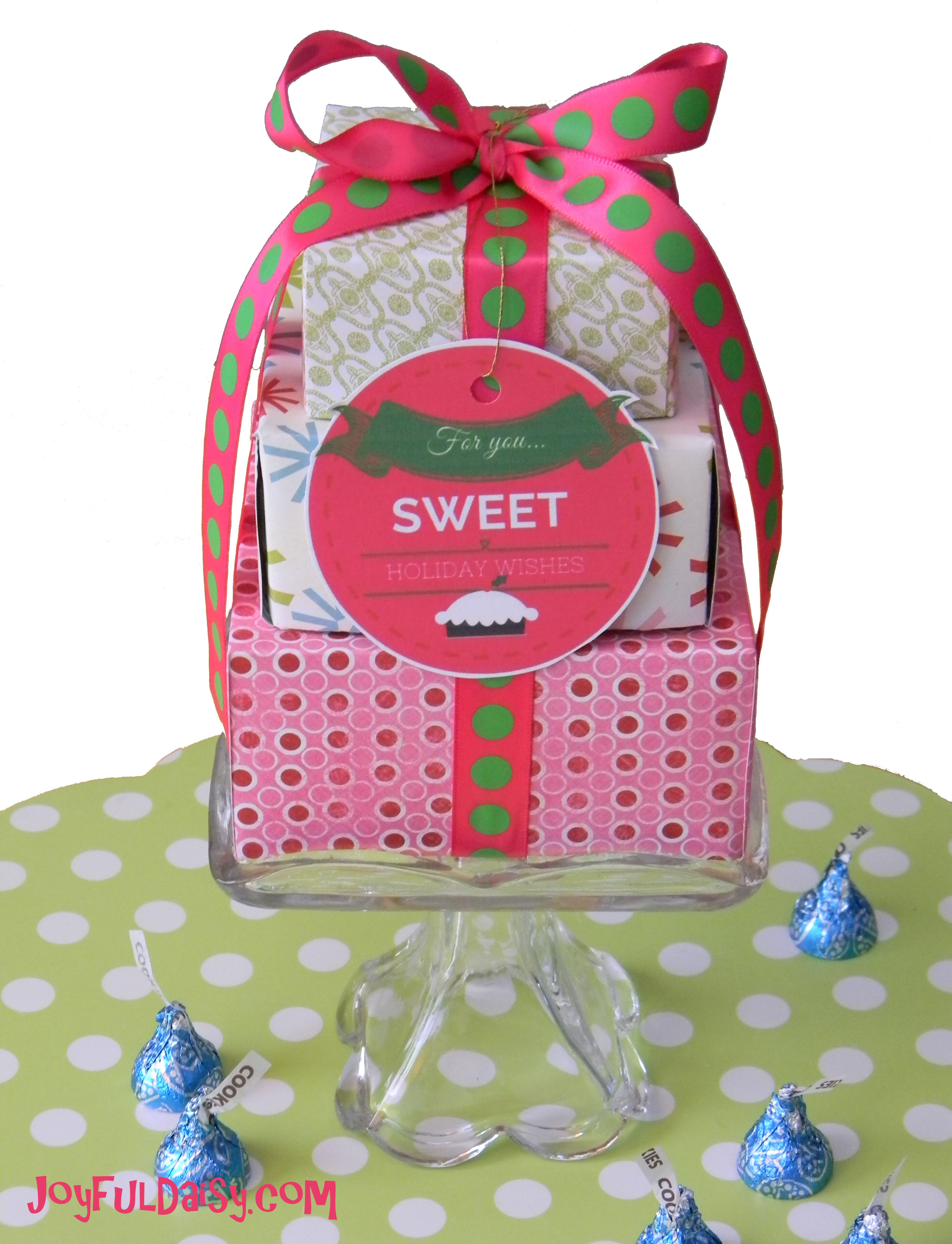 Gift Tower for homemade goodies JD - JOYFUL DAISY